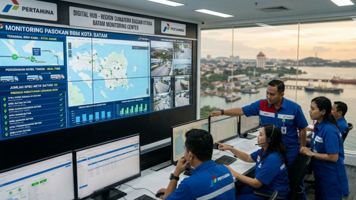 Pantau Stok BBM dan LPG Buat Mudik 2026, Pertamina Pakai Teknologi ...