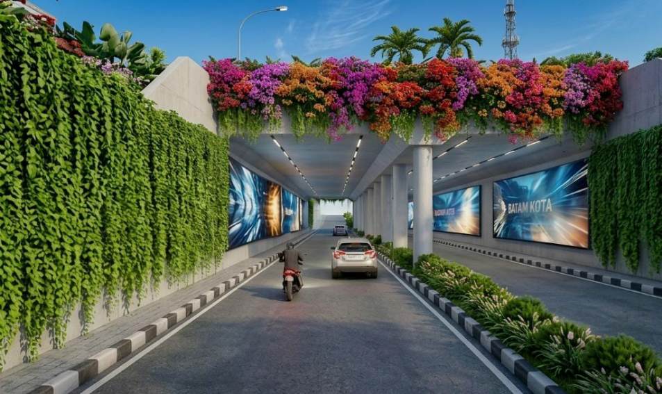 Terowongan Pelita Batam Direvitalisasi Jadi Ikonik, Target Rampung Mei ...