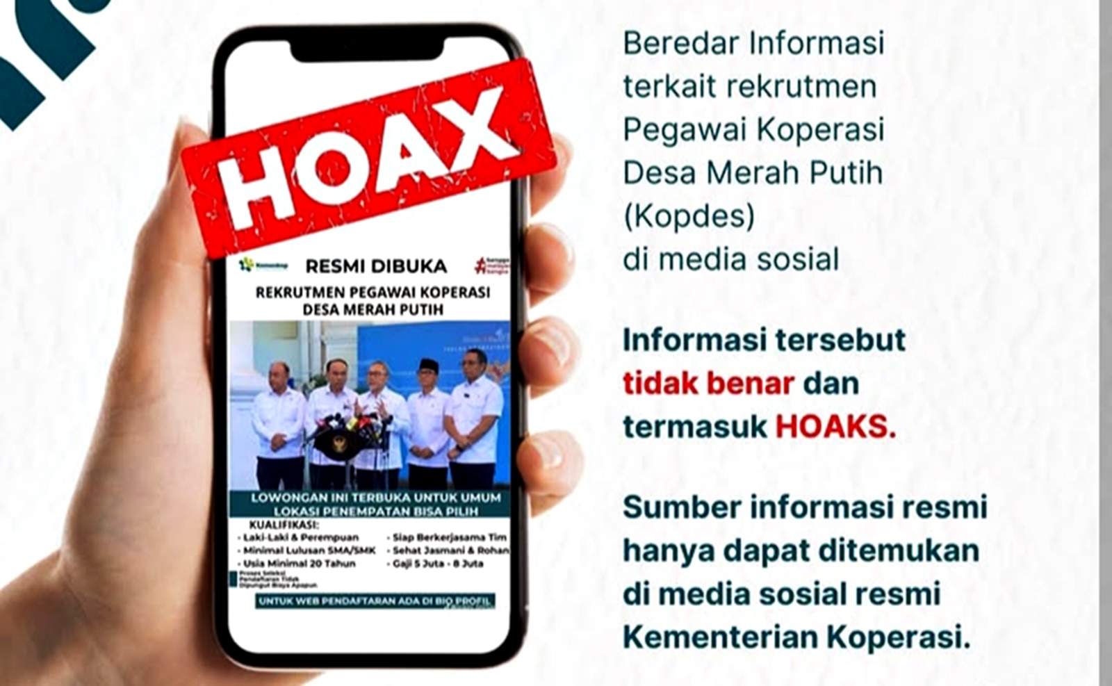 Jadwal Seleksi Kompetensi Rekrutmen Manajer Koperasi Desa Merah Putih ...